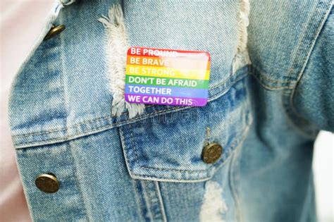 Lgbt Text Character With Rainbow Flag Heart For Symbol Of Pride Month