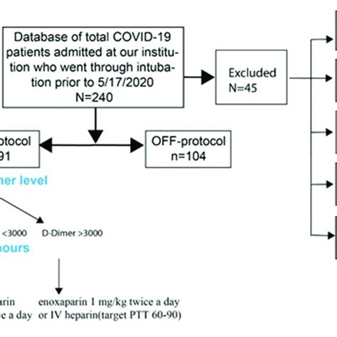 Patient Selection Algorithm And The Anticoagulation Protocol Download Scientific Diagram