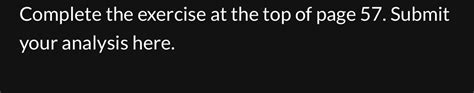 Solved Complete The Exercise At The Top Of Page Submit Chegg