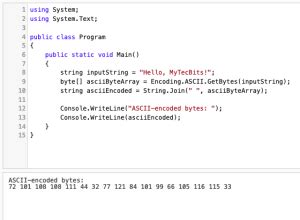 How To Encode A String To Ascii In C My Tec Bits