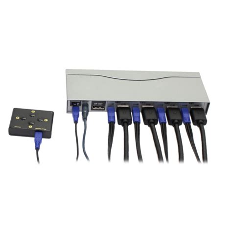 Port Displayport KVM Switch Gold Touch