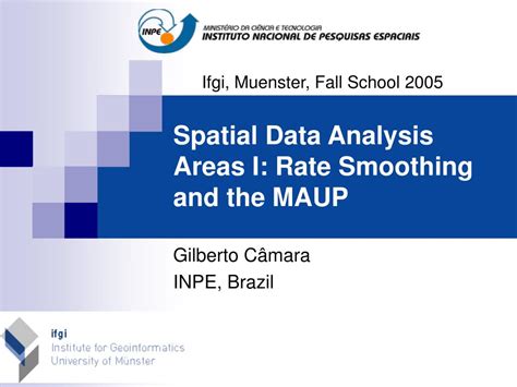 Ppt Spatial Data Analysis Areas I Rate Smoothing And The Maup Powerpoint Presentation Id