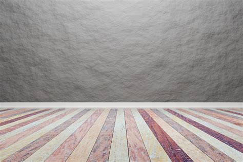 빈 인테리어 라이트 블루를 가진 방 나무 바닥 제품의 디스플레이 대 한 3d 이미지를 렌더링 0명에 대한 스톡 사진 및 기타 이미지 Istock