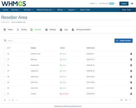 Domains Reseller For Whmcs Modulesgarden