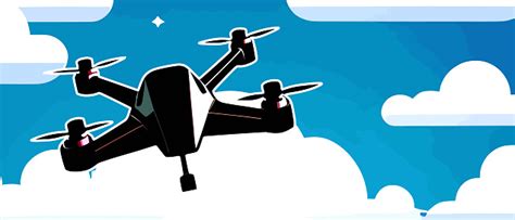 하늘 배달 벡터 그림 농업 기술 공중 배달 풍경 배경에 드론 감시에 대한 스톡 벡터 아트 및 기타 이미지 감시 개념 개념과 주제 Istock