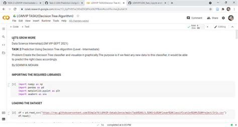 Sowmya Mohan On Linkedin Task2 Letsgrowmore Amankesarwani Task2 Internship Datascience
