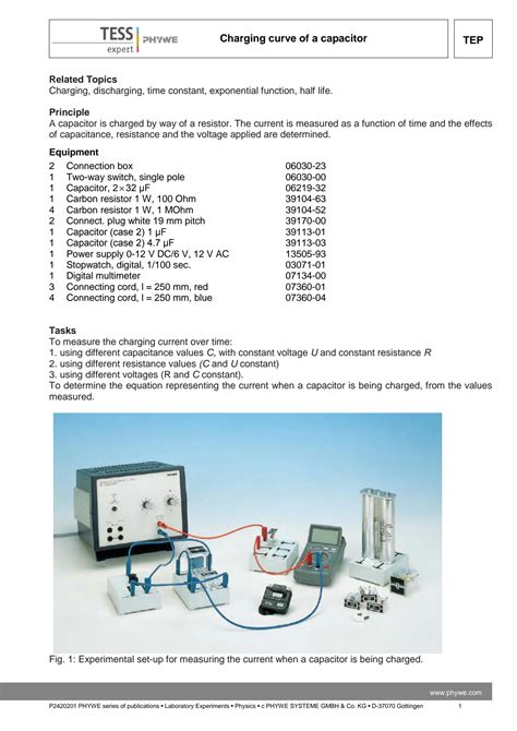 SOLUTION Charging Curve Of A Capacitor Studypool