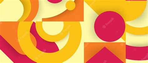Premium Vector Abstract Colorful Geometric Elements Vector Background Design