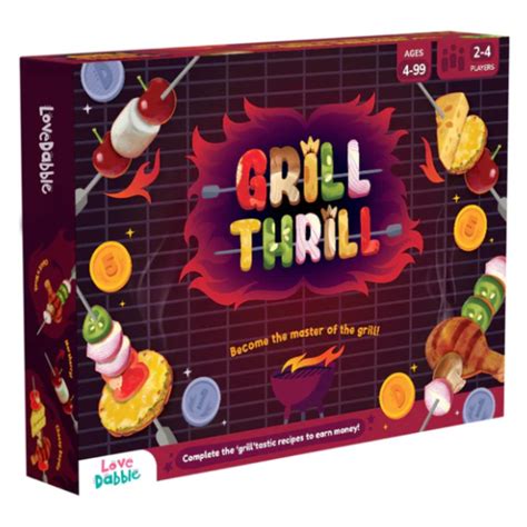 Love Dabble Grill Thrill Board Game Krazy Caterpillar