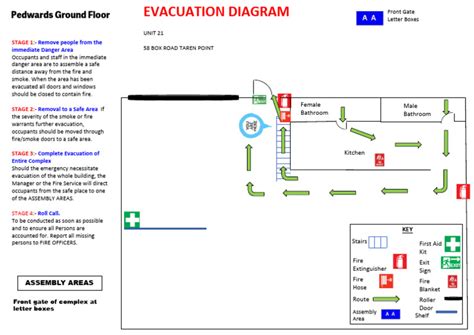 Evacuation Plan Front Door Pdf
