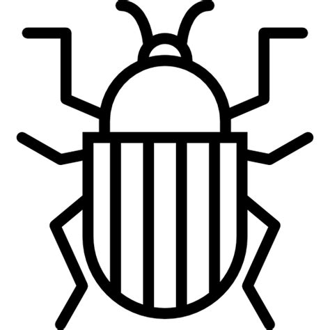 Bug Basic Miscellany Lineal Icon
