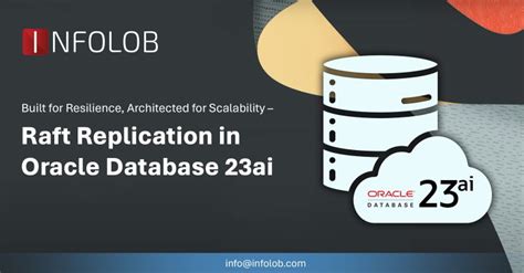 Oracle23ai Raftreplication Distributeddatabases Oraclecloud Infolob Infolob