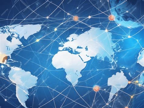 Premium Ai Image Free Vector Digital Global Connection Network Technology Background