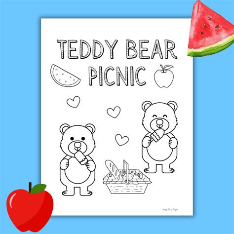 Teddy Bear Picnic Coloring Pages