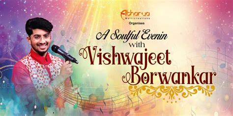 A Soulful Evening With Vishwajeet Borwankar Music Shows Event Tickets Mumbai Bookmyshow