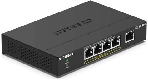 NETGEAR Gigabit Ethernet Switch Port Unmanaged PoE GS PP With X PoE W Desktop Or