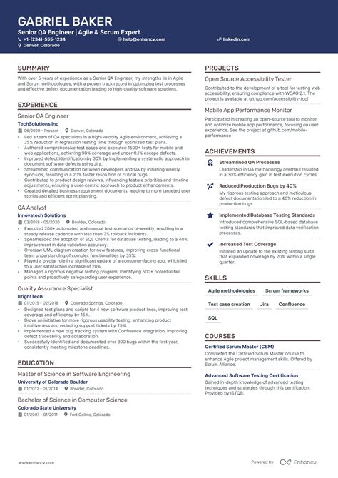 5 Software QA Engineer Resume Examples Guide For 2024 5 Software QA Engineer Resume Examples Guide For 2024