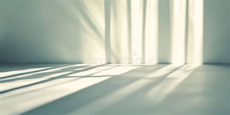 Natural Sunlight Beams Through A Clean Wall Creating Dynamic Geometric Patterns In A