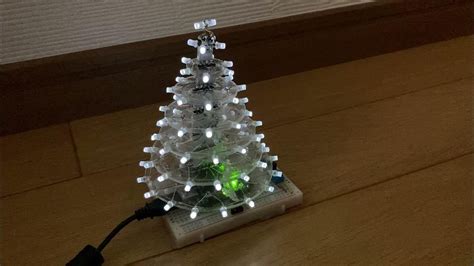 Make 72 Led Christmas Tree Using Arduino Led Christmas Tree Christmas Tree Crafts Christmas Tree
