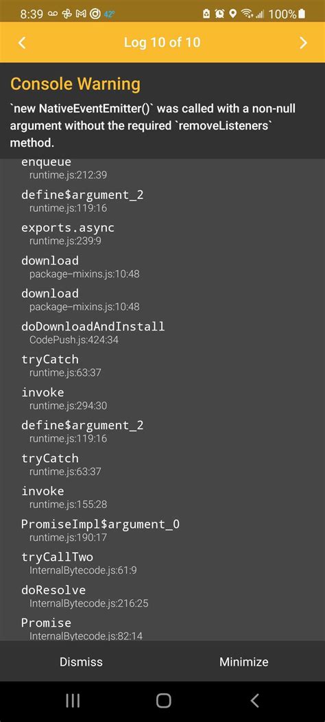New Nativeeventemitter Was Called With A Non Null Argument Without