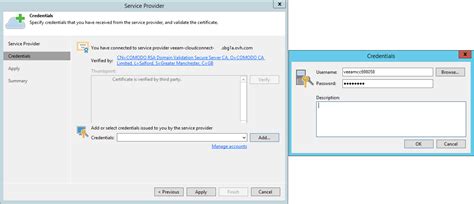 Veeam Cloud Connect OVHcloud