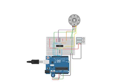Circuit Design Motore Passo Passo Con L293d Tinkercad