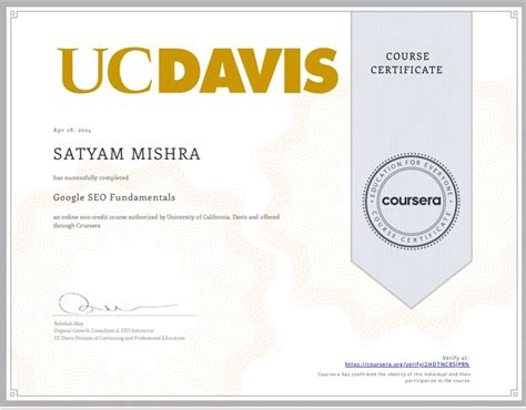 satyam mishra on linkedin coursera seo digitalmarketing
