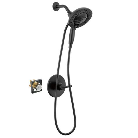 Reviews For Delta Trinsic In2ition 5 Spray Wall Mount Dual Shower Head
