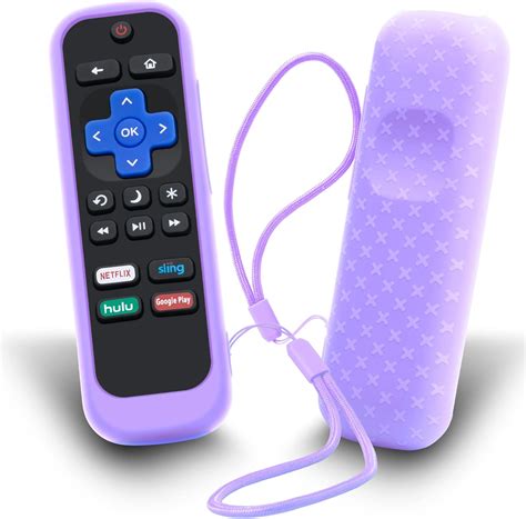 Amazon Com Case For Roku Remote Cover For Hisense TCL Roku TV Steaming Stick Express Universal