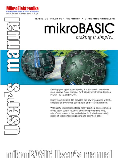 Mikrobasic Manual Pdf Microcontroller Icon Computing