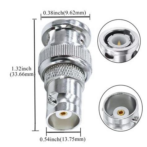 BNC Adapter BNC Male To BNC Female Coax Connector BNC RF Coaxial Adapter At Rs COAX BNC
