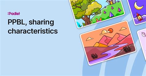 Ppbl Sharing Characteristics Ppbl Sharing Characteristics