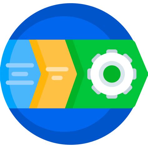Workflow Detailed Flat Circular Flat Icon