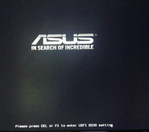 Boot Stuck At BIOS Start Screen After Booting With Ubuntu USB Stick