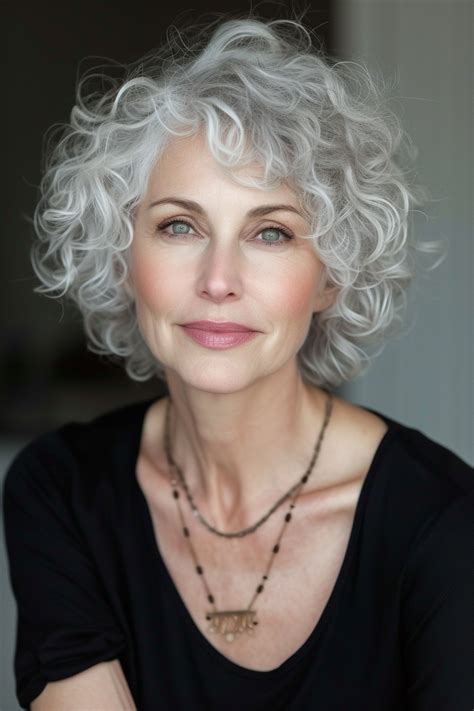 Gorgeous Curly Hairstyles For Women Over 60 That Defy Age Short Curly