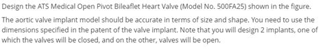 Design The Ats Medical Open Pivot Bileaflet Heart