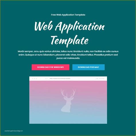 Html Web Application Templates Free Download Of Download Web Application Templates And Themes For