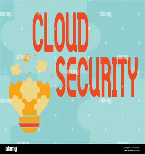 Text Caption Presenting Cloud Security Business Idea Protect The Stored Information Safe