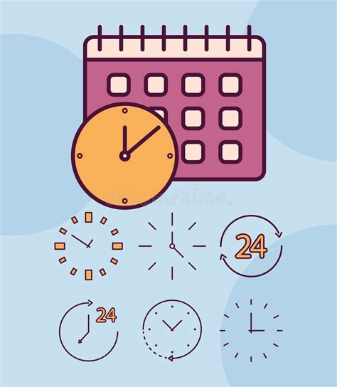 Timer Clocks Set Stock Vector Illustration Of Calendar 253302632 Timer Clocks Set Stock Vector Illustration Of Calendar 253302632