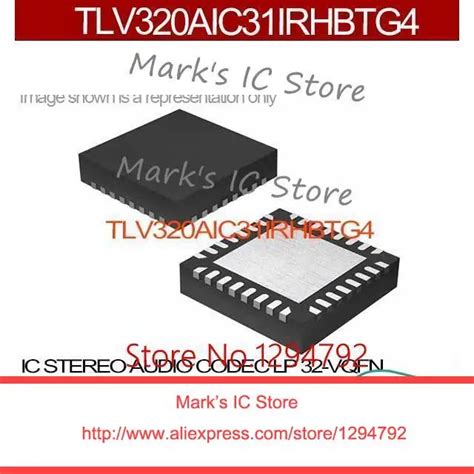 TLV AIC IRHBTG IC STEREO AUDIO CODEC LP VQFN TLV AIC IRHB AIC TLV AIC AIC