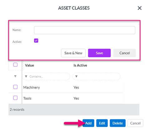 Customising Assets General Help Tall Emu Crm Myob Crm Australia