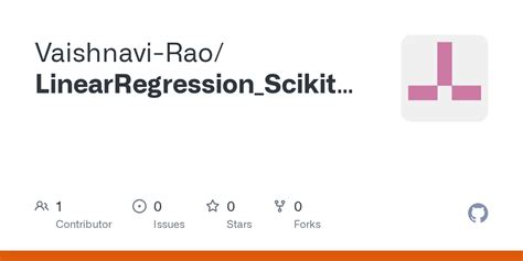 Github Vaishnavi Raolinearregressionscikitlearn