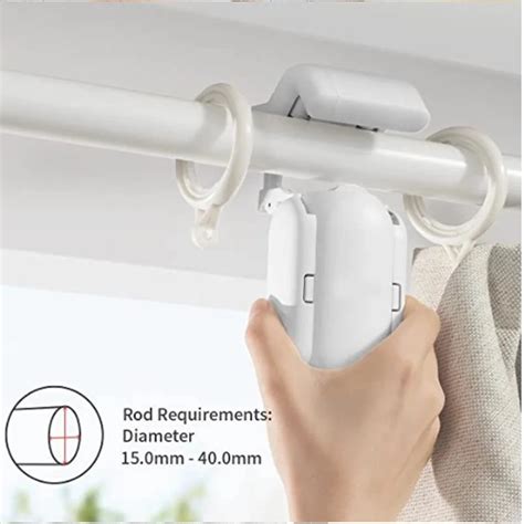 tuya wifi voice control electric ble curtain robot for roman rod