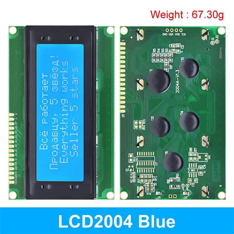 Lcd Module Blue Green Screen For Arduino 0802 1602 2004 12864 Lcd