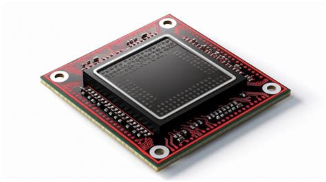 Premium Photo Lowpower Microprocessor For Portable Computers Isolated