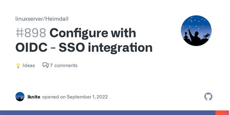 Configure With Oidc Sso Integration · Linuxserver Heimdall