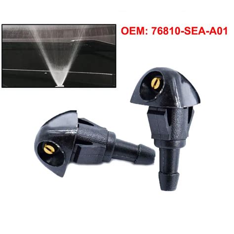 2Pcs-Front-Windshield-Wiper-Water-Spray-Jet-for-Honda-Civic-Fit-Jazz-CR ...
