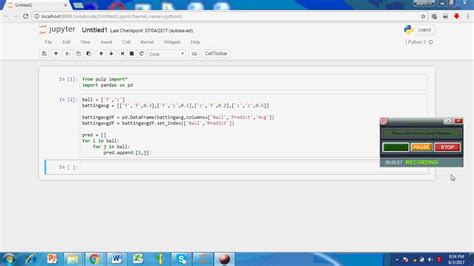Operations Research Tutorial 2 Baseball Game Problem In Python Youtube