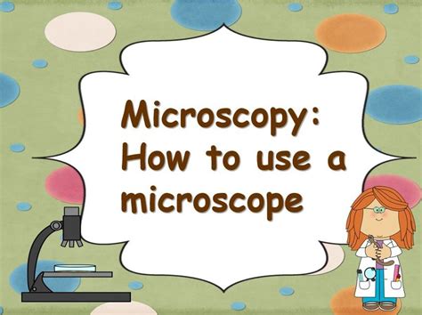Microscopy Teaching Resources