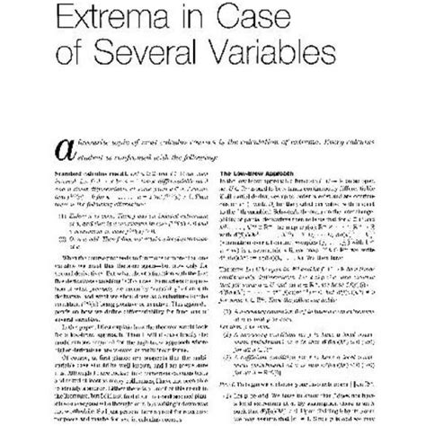خرید و قیمت دانلود کتاب Extrema In Case Of Several Variables ترب
